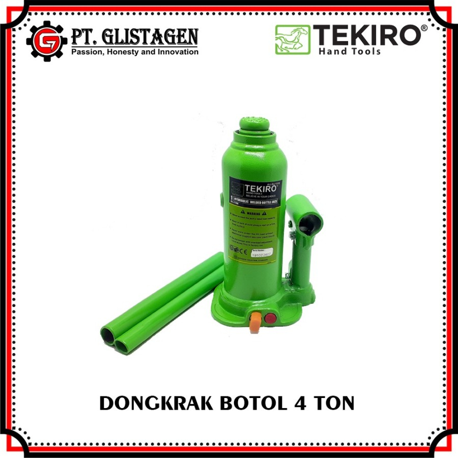Jual Dongkrak Botol 4 Ton Hydraulic Bottle Jack Dongkrak Mobil Tekiro 4 ...