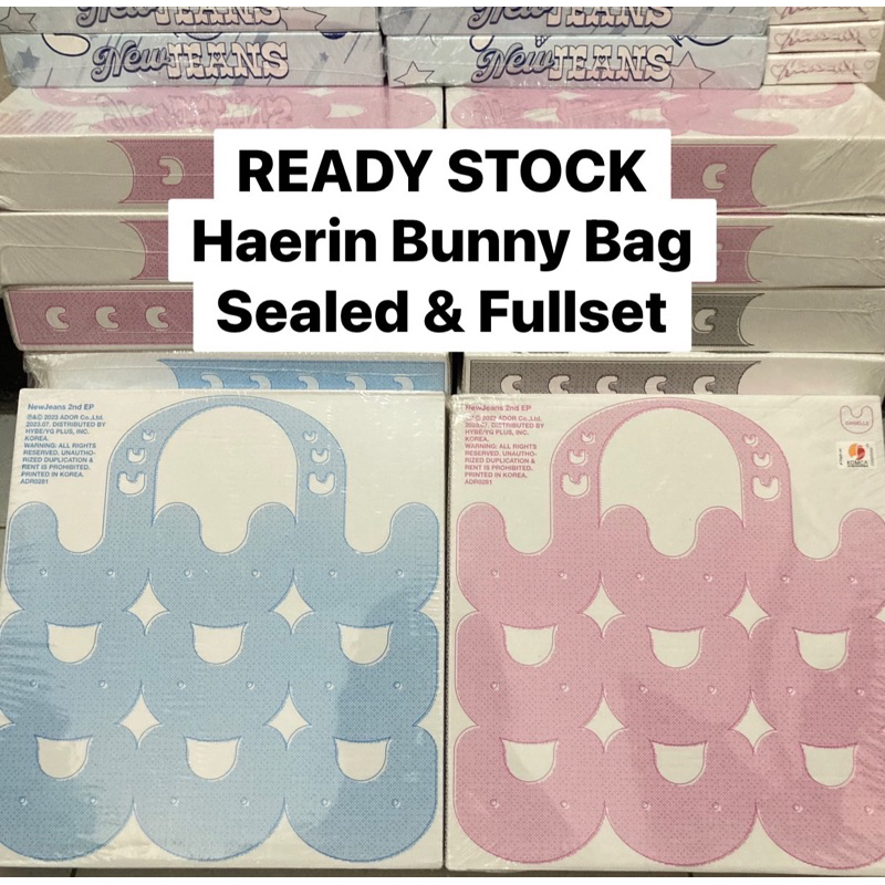 Jual READY STOCK NEWJEANS HAERIN BAG ALBUM GET UP BUNNY BEACH BAG SEALED FULLSET BLUE PINK GRAY ...