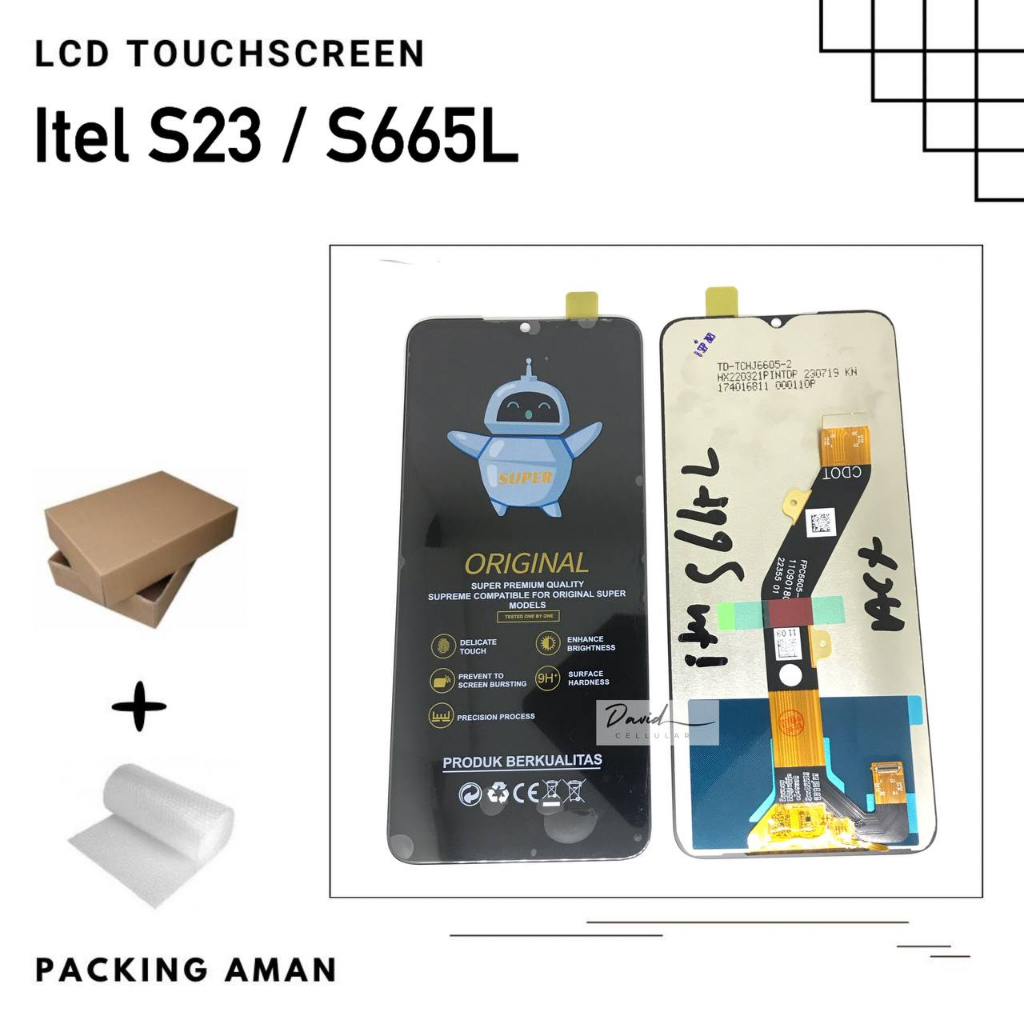 Jual LCD TOUCHSCREEN ITEL S23 S665L FULLSET | Shopee Indonesia