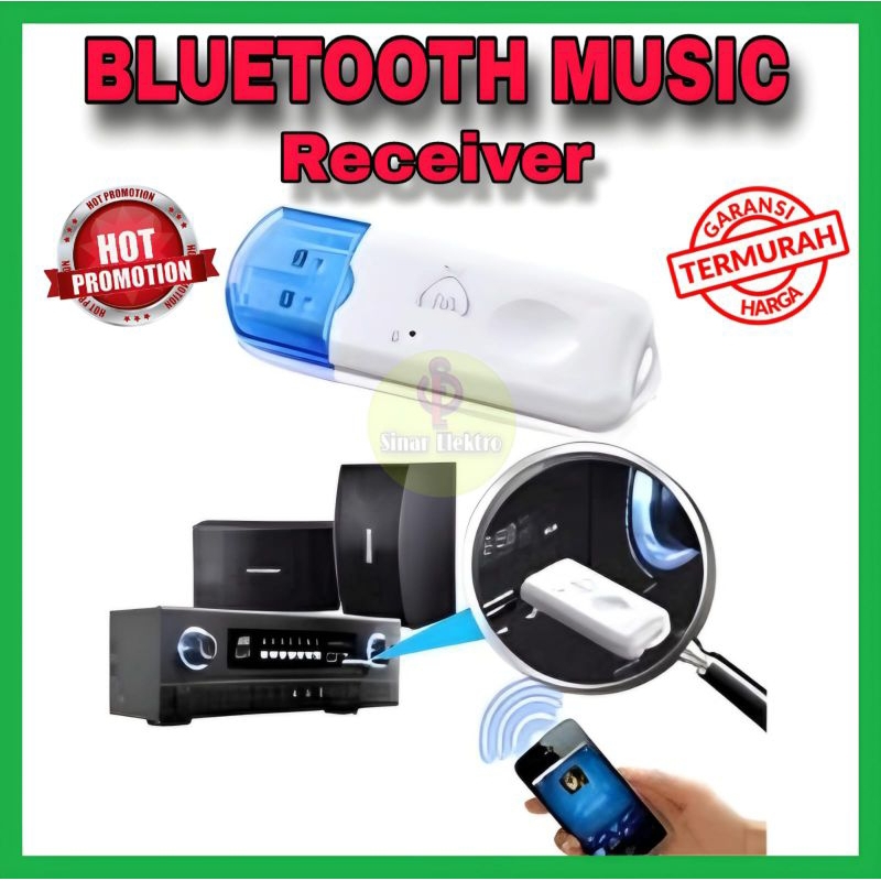 Jual USB BLUETOOTH Audio Receiver With Mic/Dongle Wireless HP ke ...