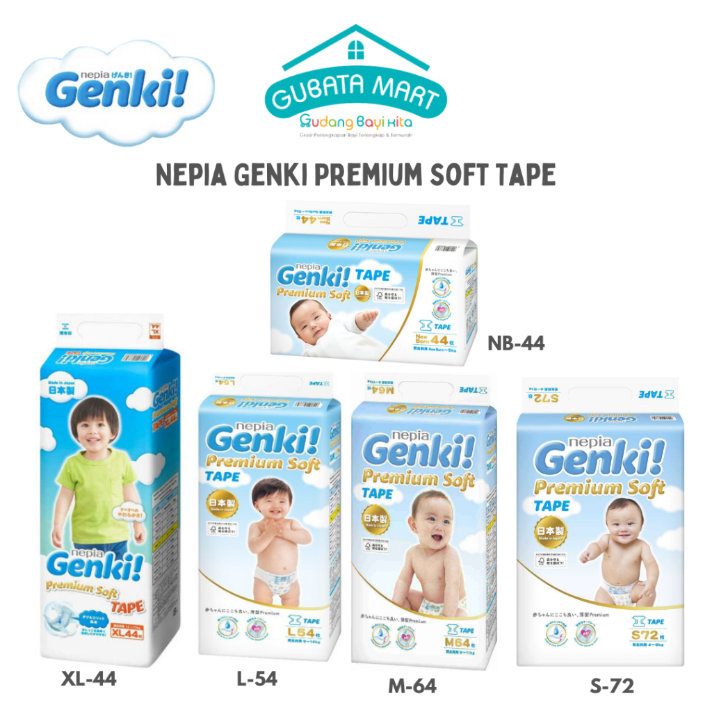 Jual NEPIA GENKI PREMIUM SOFT TAPE | Shopee Indonesia