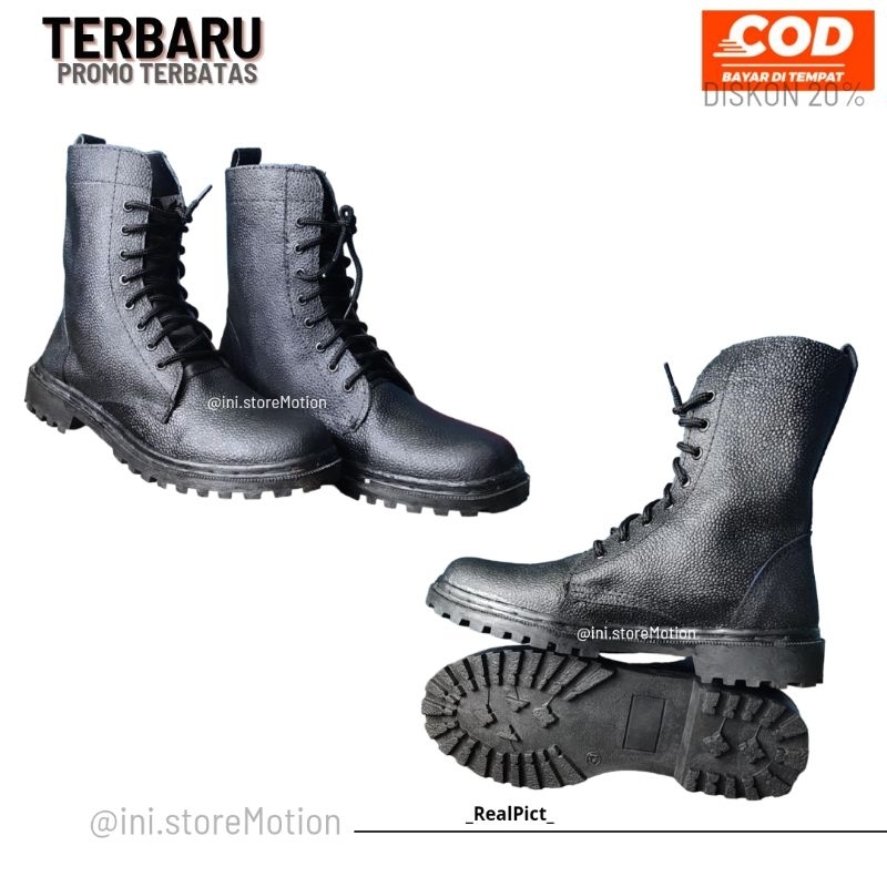 Jual Sepatu PDL Linmas Kulit Jeruk Lapangan . Sepatu PDL Hansip murah ...