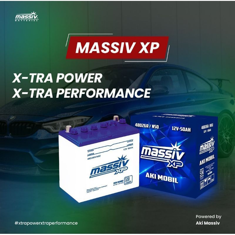 Jual maasive XP NS40 12V 32ah Avanza Xenia Carry | Shopee Indonesia