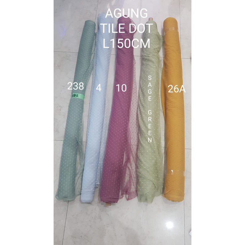 Jual Tile Dot Kecil / Tulle Dot Kecil / Tile Polkadot Kecil / Tulle ...