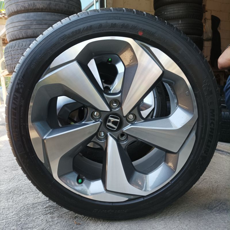 Jual velg accord r18 pcd 5x114 original honda + ban | Shopee Indonesia