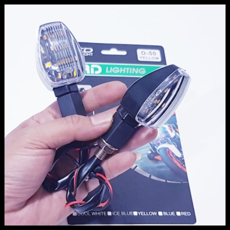 Jual LAMPU SEN LED MOTOR/LAMPU RITING SEIN SEN VARIASI MOTOR LED DC 12 ...