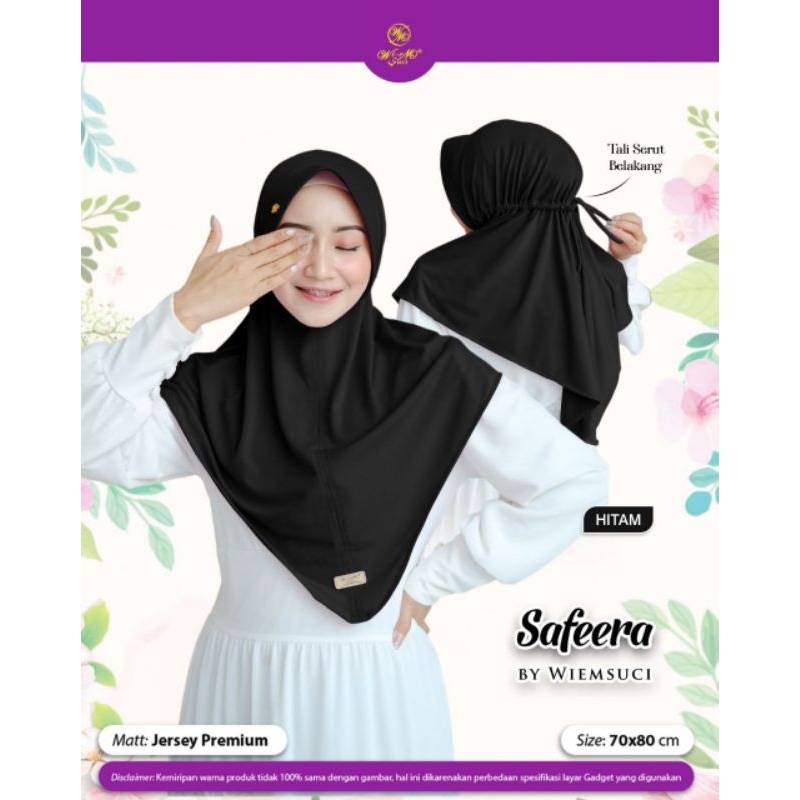 Jual Safeera by Wiemsuci || Jilbab sekolah jilbab serut premium jilbab sport | Shopee Indonesia