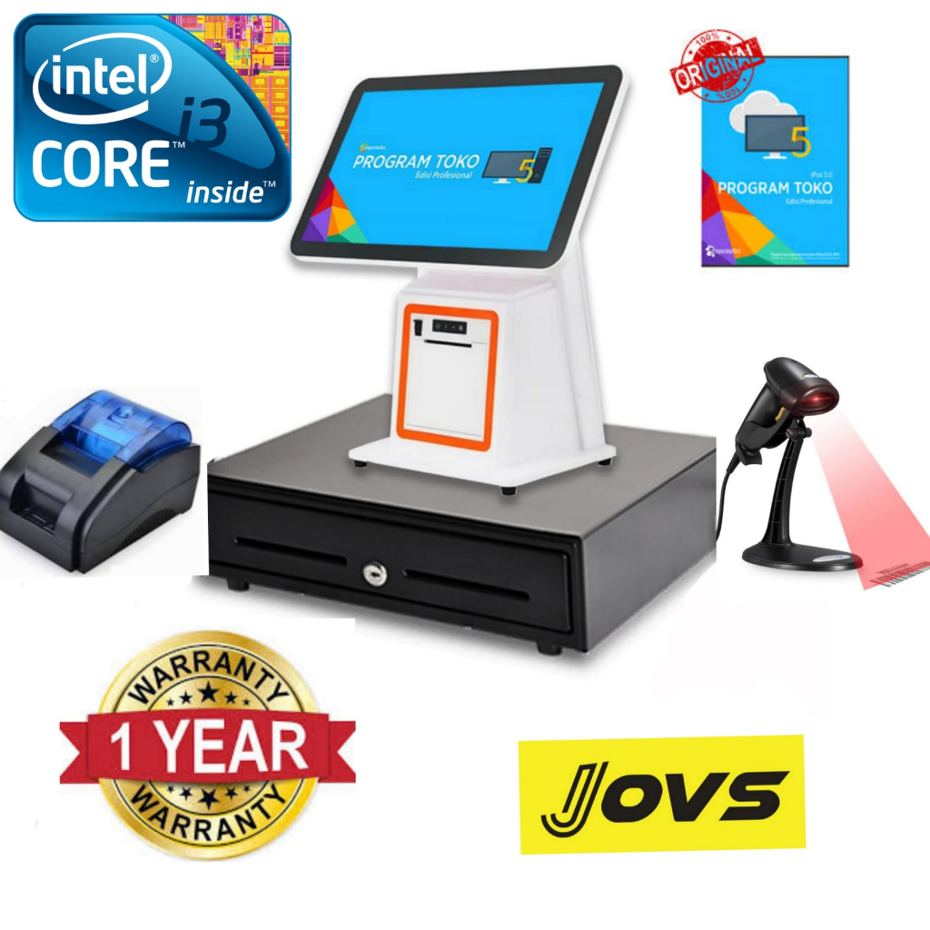 Jual Mesin kasir PC All in one Core i3 Lengkap Touchscreen Komputer kasir | Shopee Indonesia