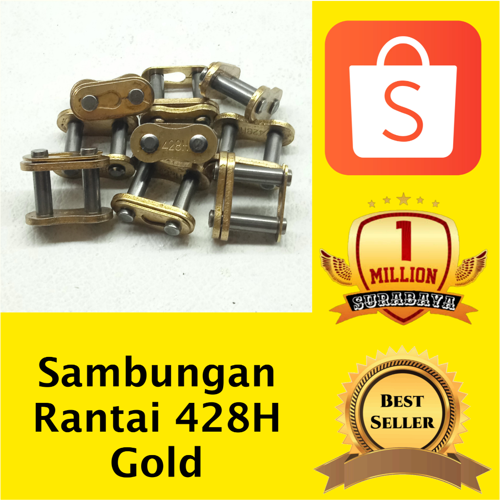 Jual [COD] [V1] Sambungan Rantai 428H / Sambungan Rantai Motor / Rantai ...