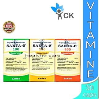 Jual SANTA E 400 / 250 / 100 MG BOTOL ISI 30 SOFT CAPSULE - suplemen ...