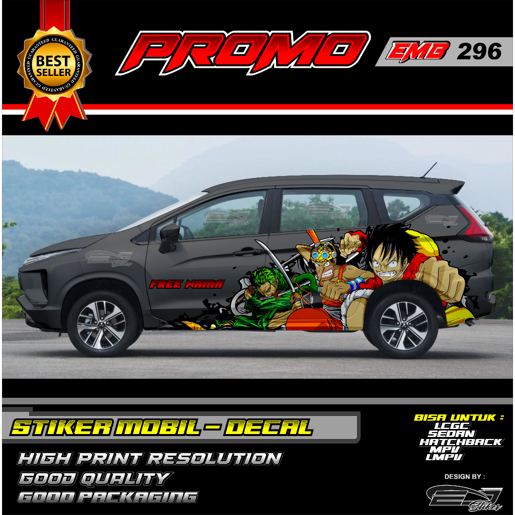 Jual STIKER DECAL SIAP PAKAI SEMUA JENIS MOBIL-STIKER DECAL DESAIN ...