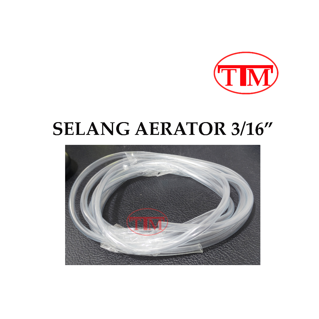 Jual SELANG AERATOR UKURAN 3/16" PER METER SELANG AIR STONE AQUARIUM ...