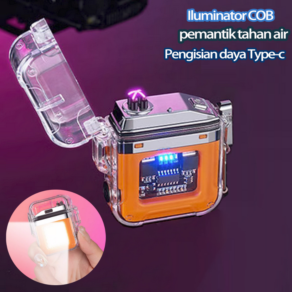 Jual Mini LED Light Torch Senter & Lighter Tahan Air Lebih Ringan ...