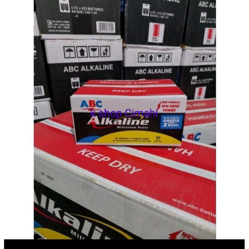 Jual Baterai Alkaline AA isi 6 pcs kemasan BOX 1 PACK isi 12 pcs ...