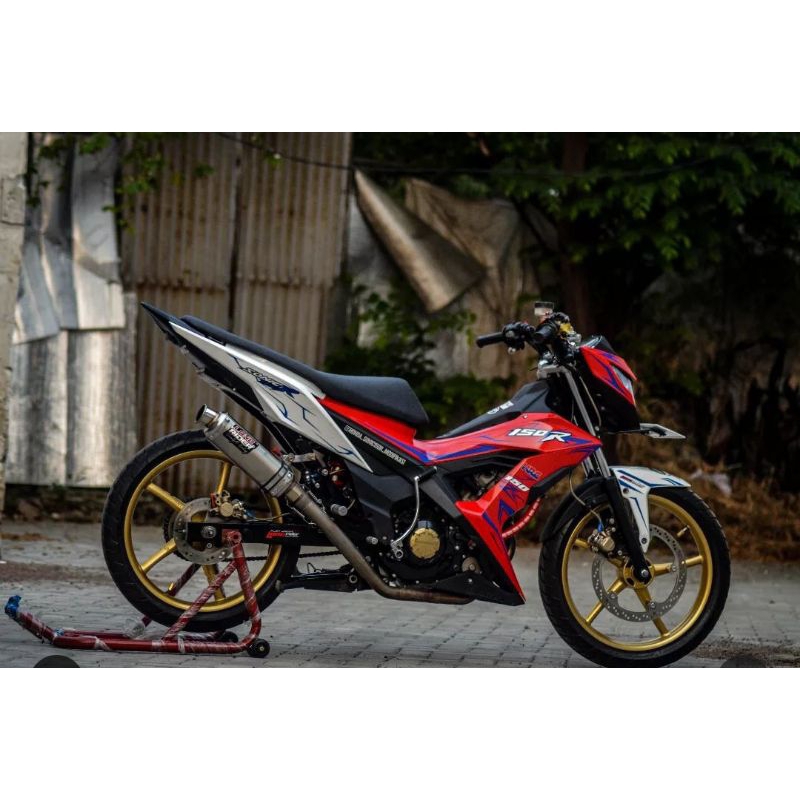 Jual Decals stiker sonic 150R merah putih full body | Shopee Indonesia