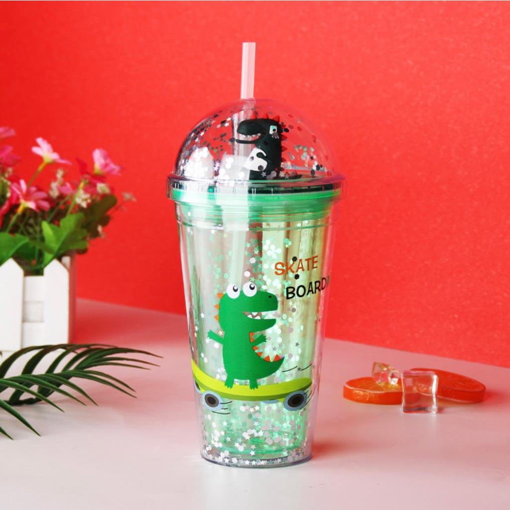 Jual DXUU Botol Minum Tumbler Glitter unicorn Gelas Unik Cantik Lucu ...