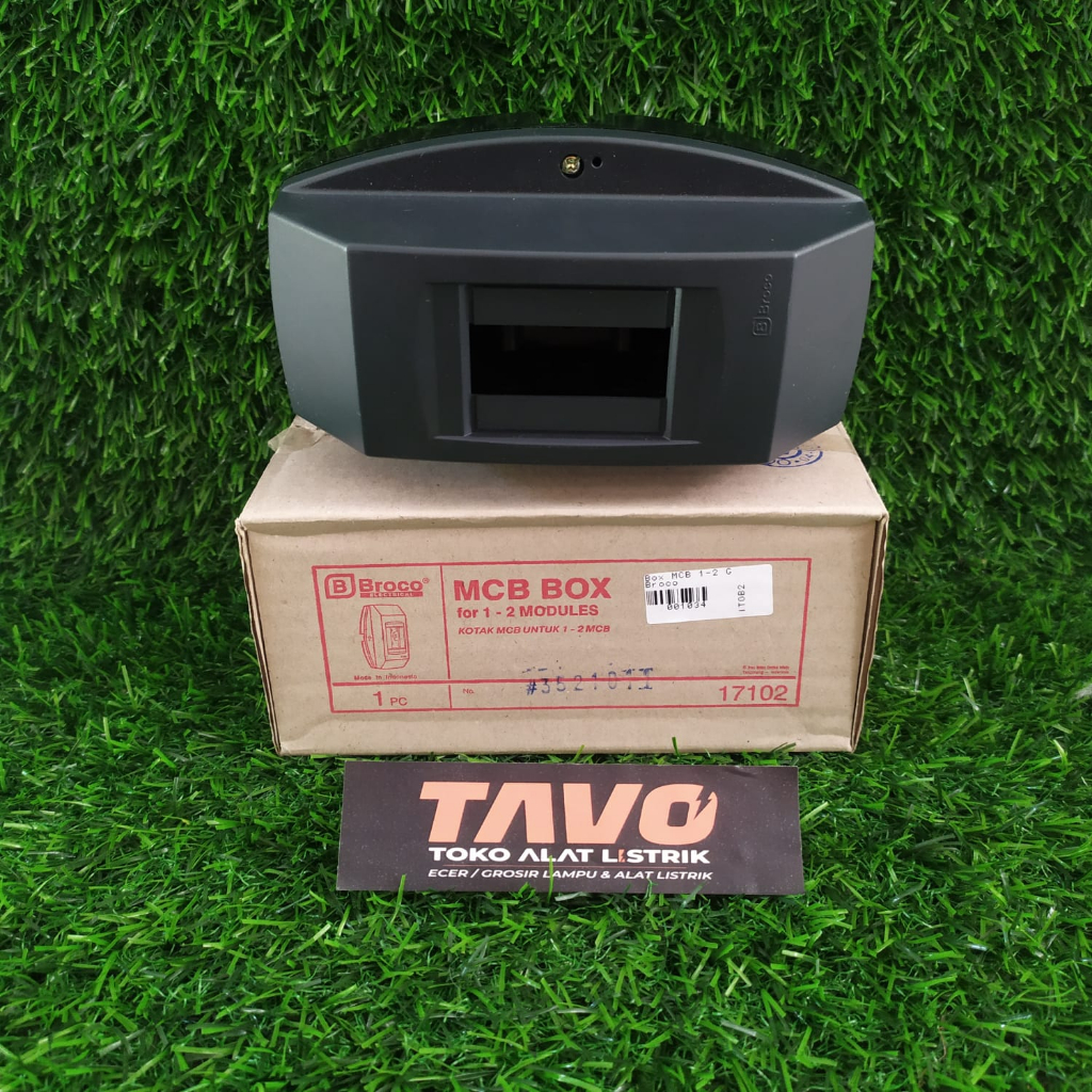 Jual Box MCB 2 Group Broco Hitam (17102) Kotak 2 Grup Black Original ...