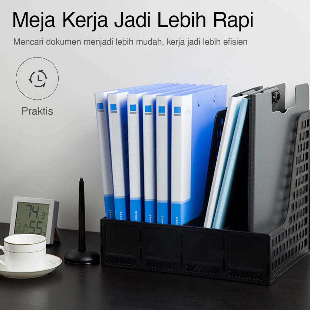 Jual Box File Plastik / Tempat File & Dokumen / Kapasitas 4 Sekat ...