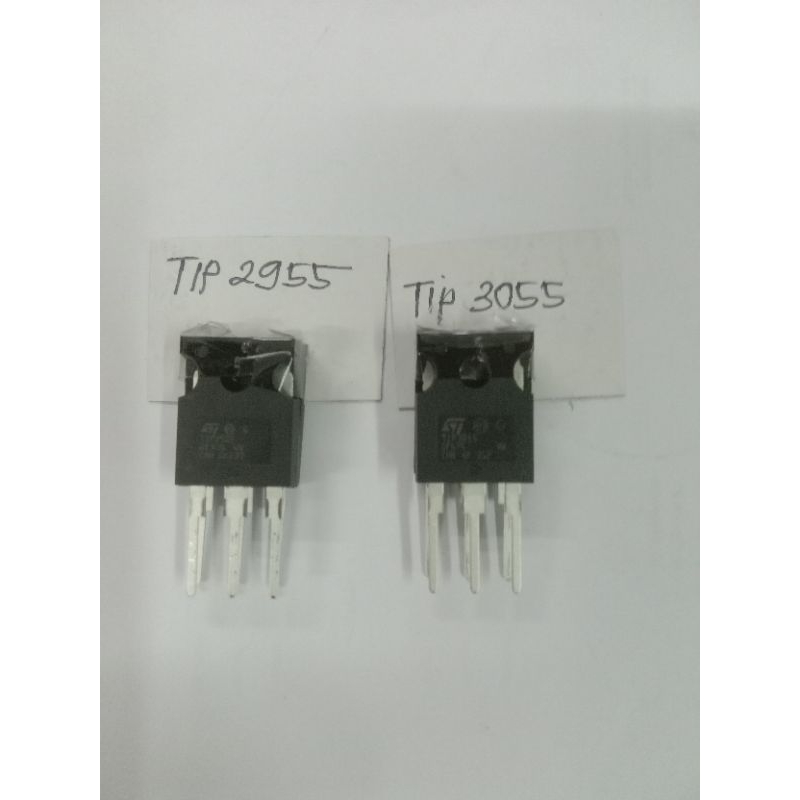 Jual IC TRANSISTOR TIP 2955 + TIP 3055 ASLI ORIGINAL ST TIP 2955 + TIP ...