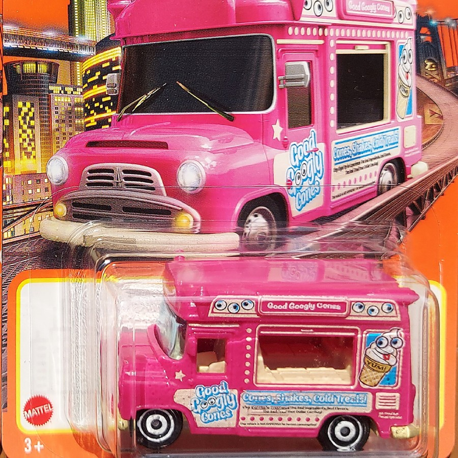 Jual MATCHBOX ICE CREAM KING 2019 KUNING 2023 PINK - WAGON BOX VAN ...