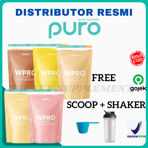Jual PURO WPRO 900 Gram W PRO Whey Protein LABDOOR Whey Concentrate ...