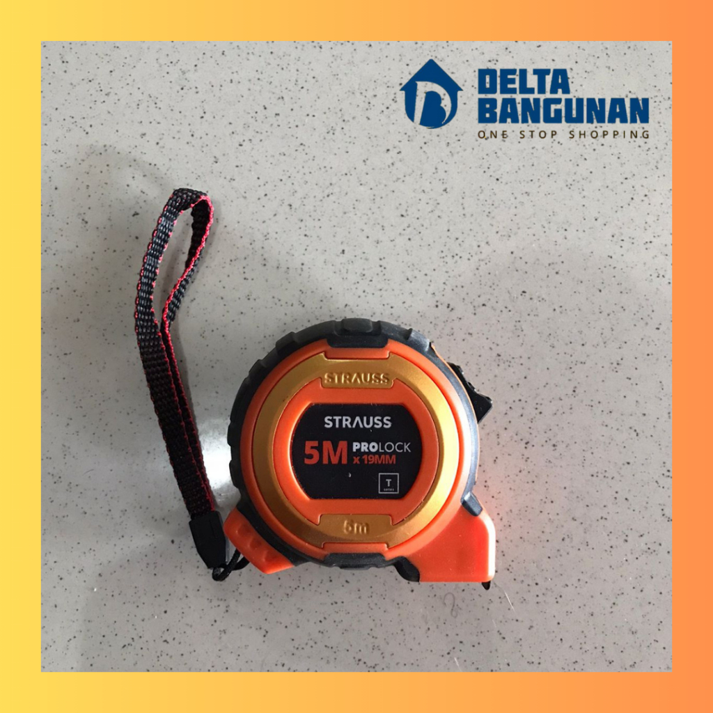 Jual METERAN 5M X 19MM STRAUSS | Shopee Indonesia