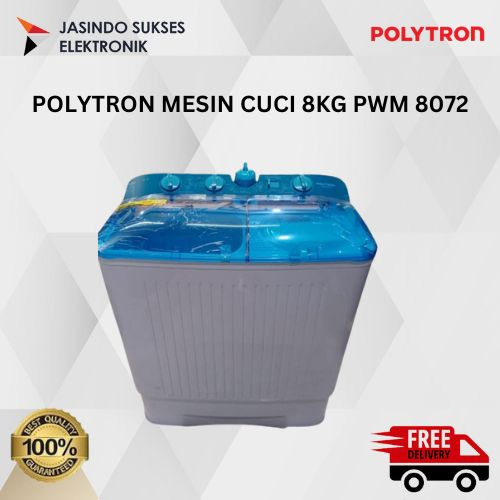 Jual POLYTRON MESIN CUCI PWM 8072 8KG | Shopee Indonesia
