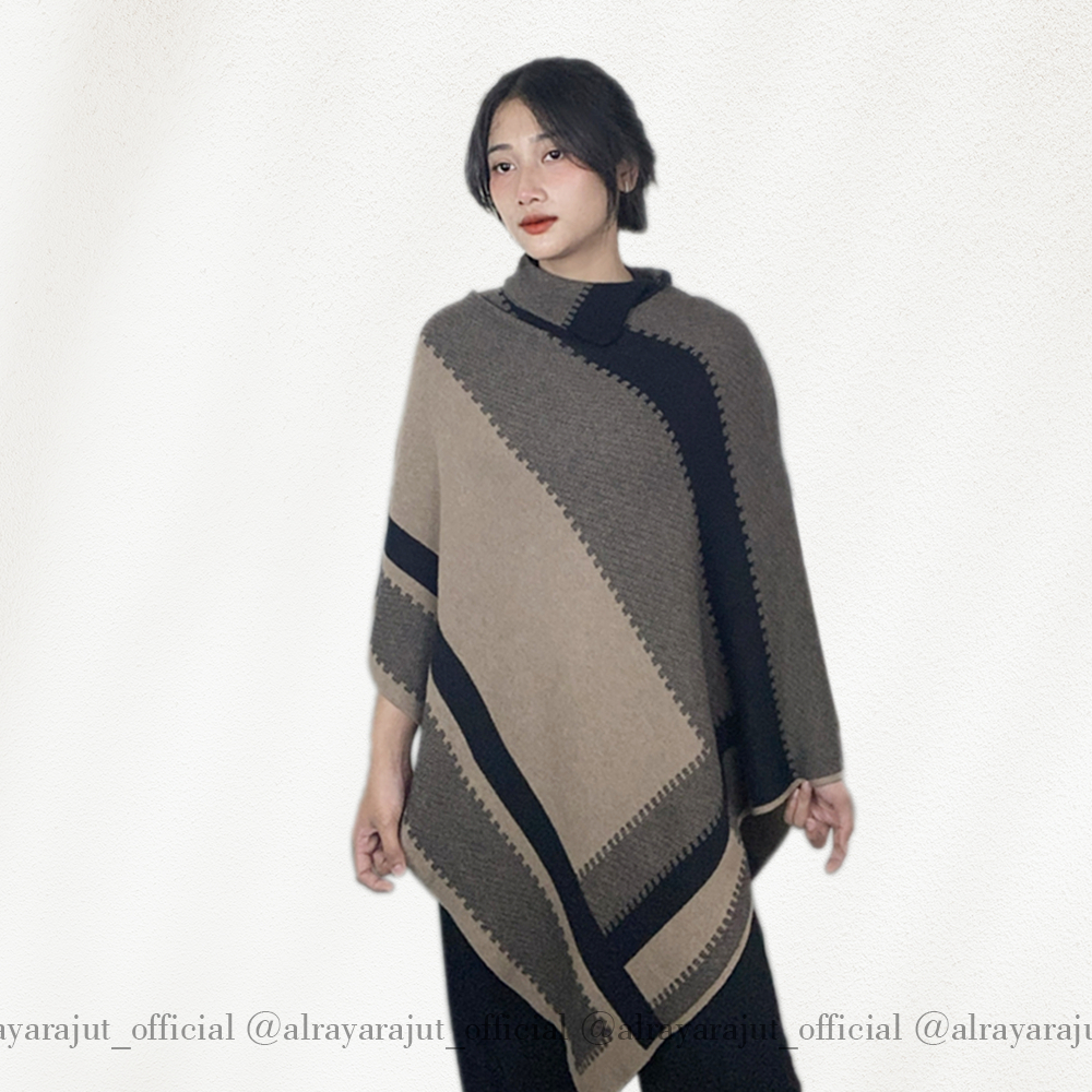 Jual Atasan Rajut Ponco/ Corla/ Atasan Wanita Outer Batwing Knit Wanita Kekinian | Shopee Indonesia