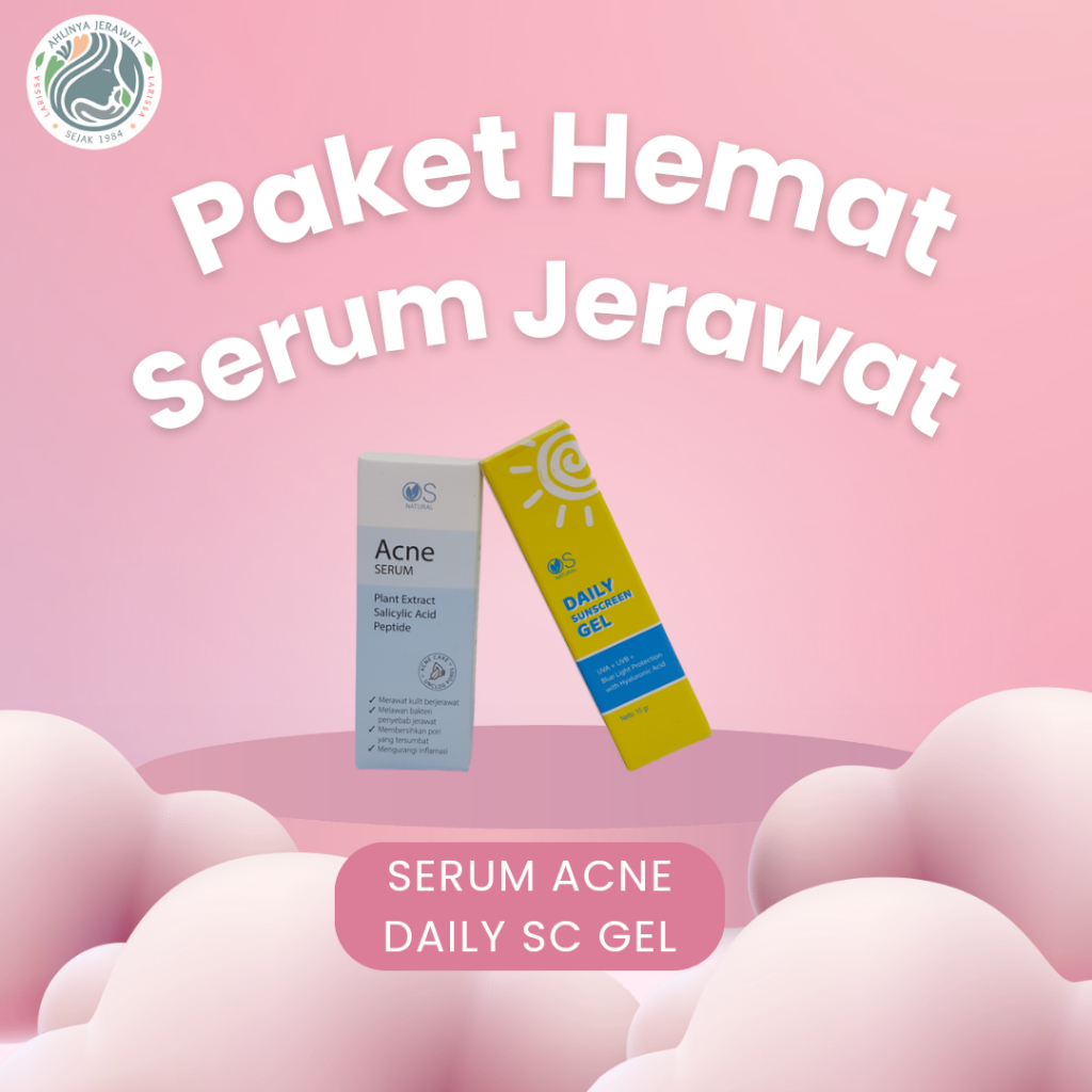 Jual Larissa Paket Hemat Serum Acne + Sunscreen Daily Gel untuk Kulit ...