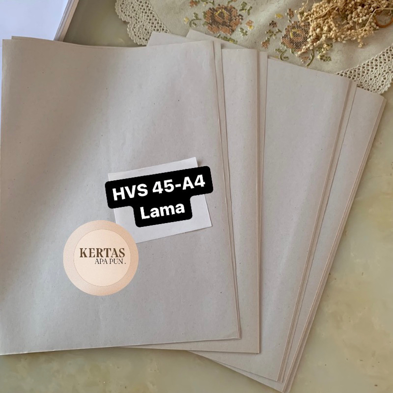 Jual Kertas HVS Lama Kertas Jadul Kuno 45 50 60 70 80 gr gram gsm F4 ...