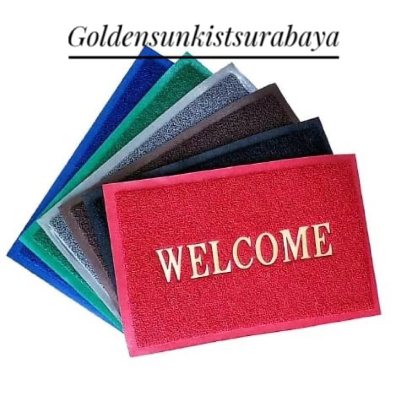 Jual keset karpet karet pvc mie#keset mie welcom | Shopee Indonesia