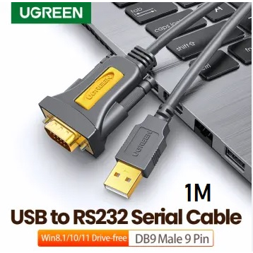 Jual UGREEN Kabel USB to Serial RS232 DB9 Male 1Meter | Shopee Indonesia