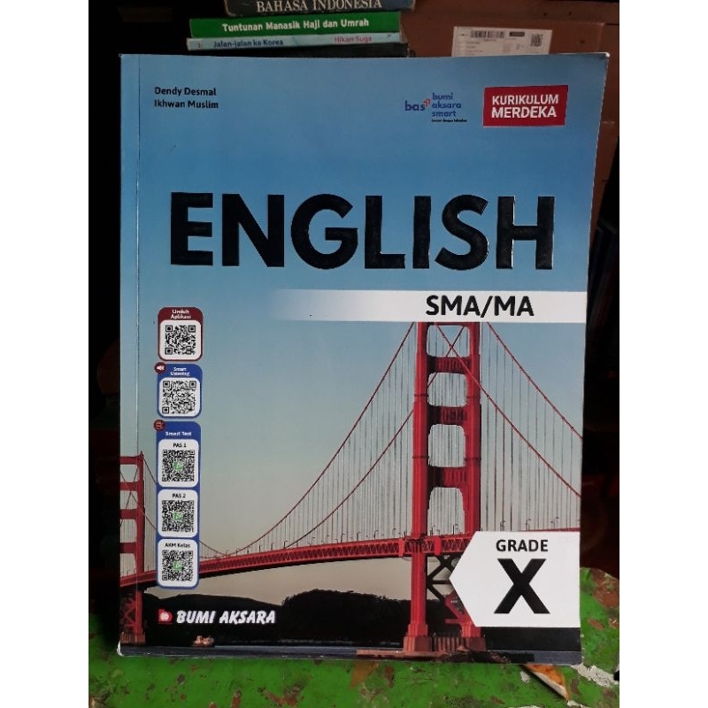 Jual BUKU BAHASA INGGRIS KELAS 10 - X SMA MA KURIKULUM MERDEKA | Shopee Indonesia