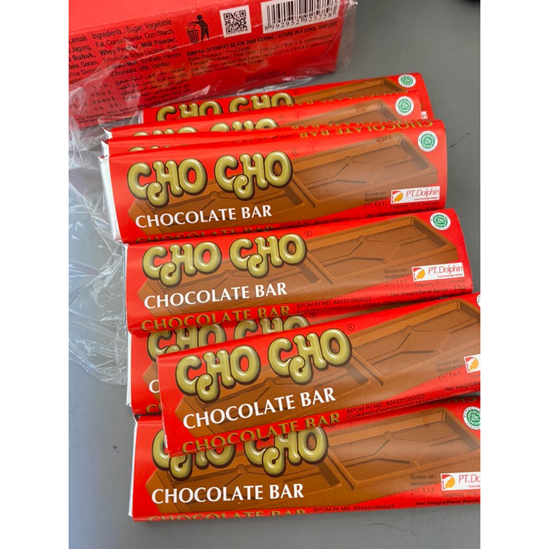 Jual Cho Cho chocolate bar/ coklat jadul/ jajanan jaman dulu/ snack ...