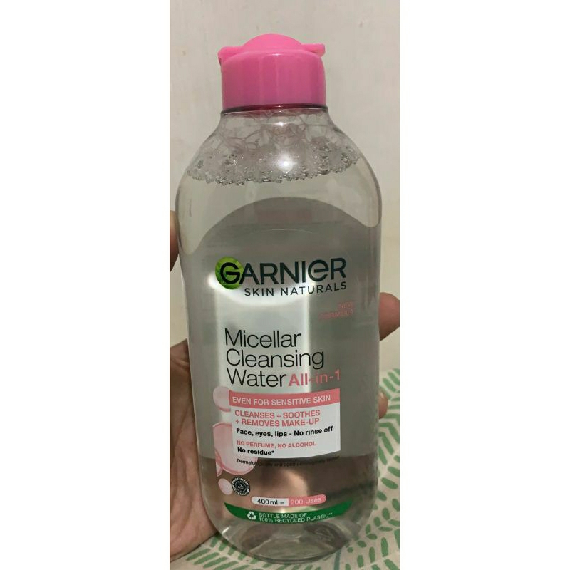 Jual Garnier micellar water pink skin care - 400ml | Shopee Indonesia