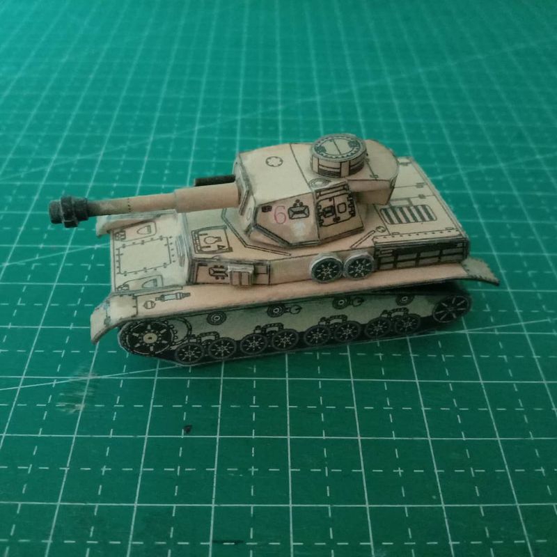 Jual {Terima Jadi} Panzer IV Tank, Papercraft WW II | Shopee Indonesia