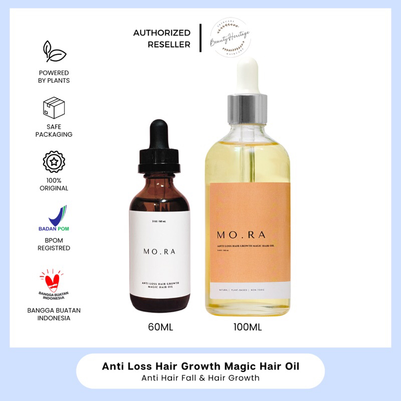 Jual MO.RA ANTI LOSS HAIR GROWTH MAGIC HAIR OIL MORA HAIR OIL / HAIR ...