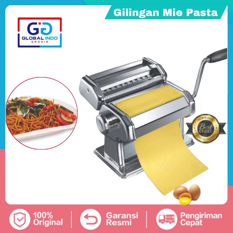 Jual [PROMO] MESIN PASTA GILINGAN MIE Q-8150/GILINGAN MIE MOLEN PANGSIT/PASTA NOODLE MAKER ...