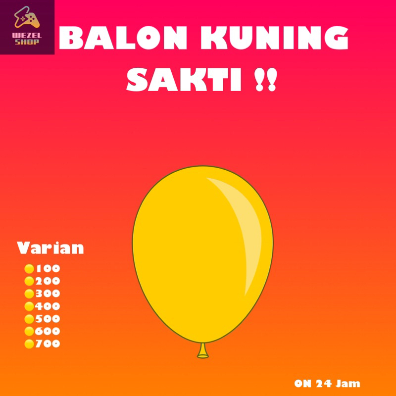 Jual Balon Kuning Sakti Leon Varian 100 | Shopee Indonesia