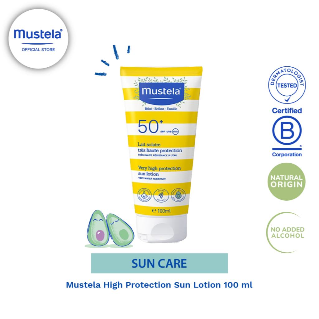 Jual Mustela High Protection Sun Lotion 100 ml - Sunscreen Bayi dan ...