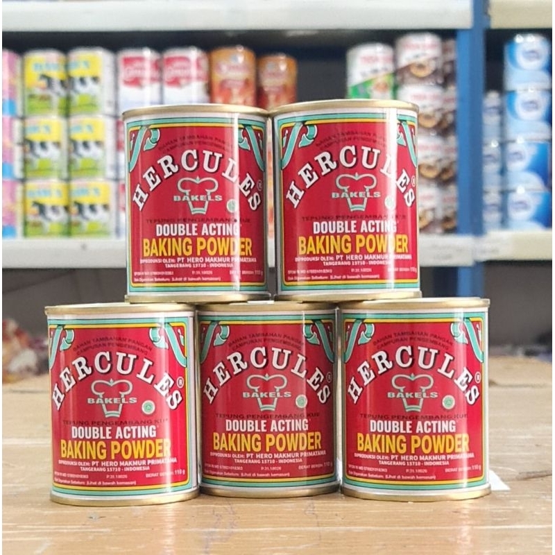 Jual Hercules Baking powder Double Acting 110gr/Baking Powder Hercules ...