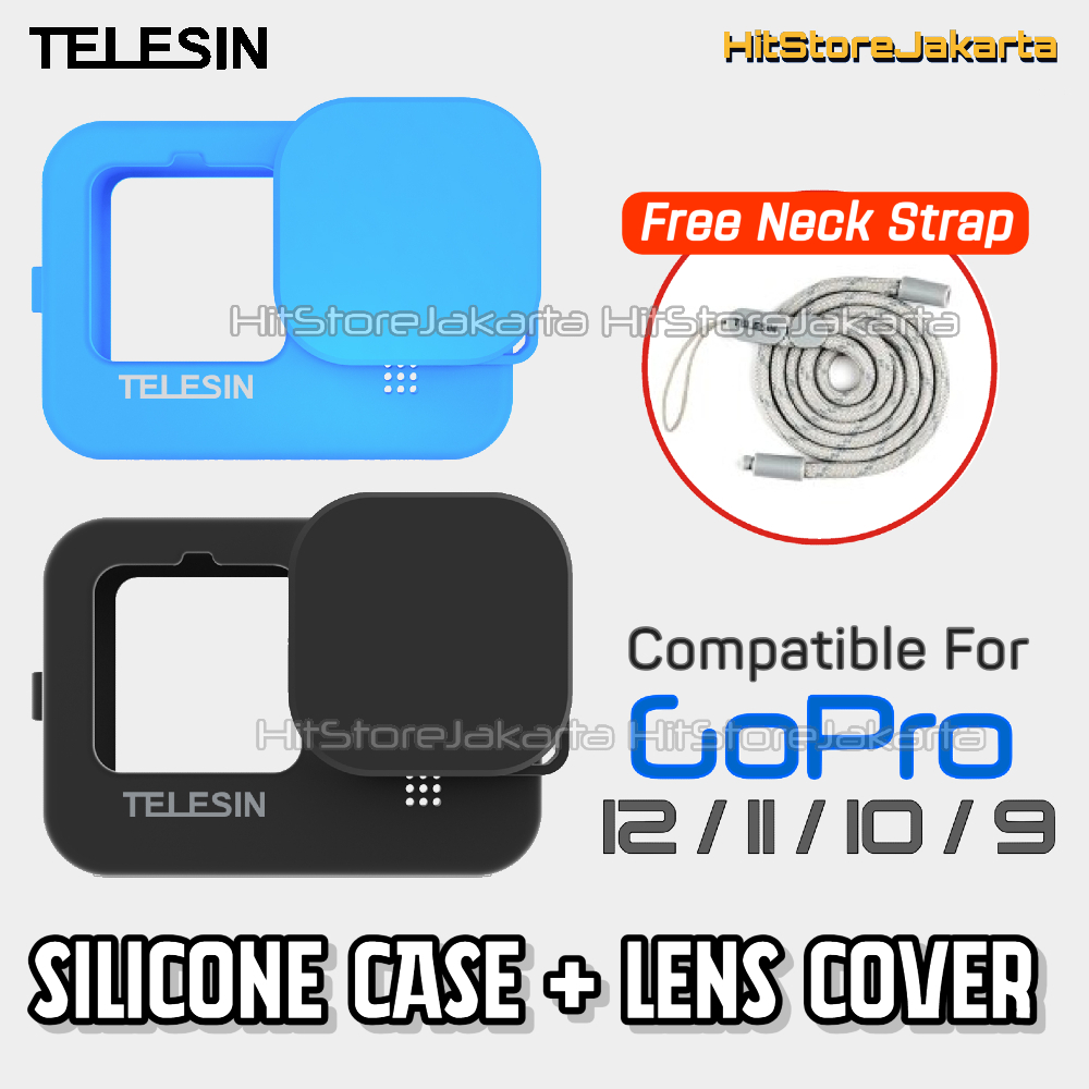 Jual Telesin Silicone Case Lens Cover For GoPro 12 GoPro 11 GoPro 10 ...