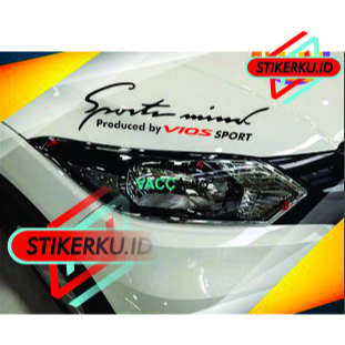 Jual Stiker mobil Vios sticker stiker sport mine Vios sport | Shopee ...