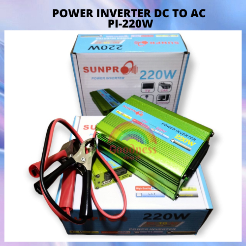 Jual Power Inverter 220W DC 12V TO AC 220V HIGH QUALITY | Shopee Indonesia