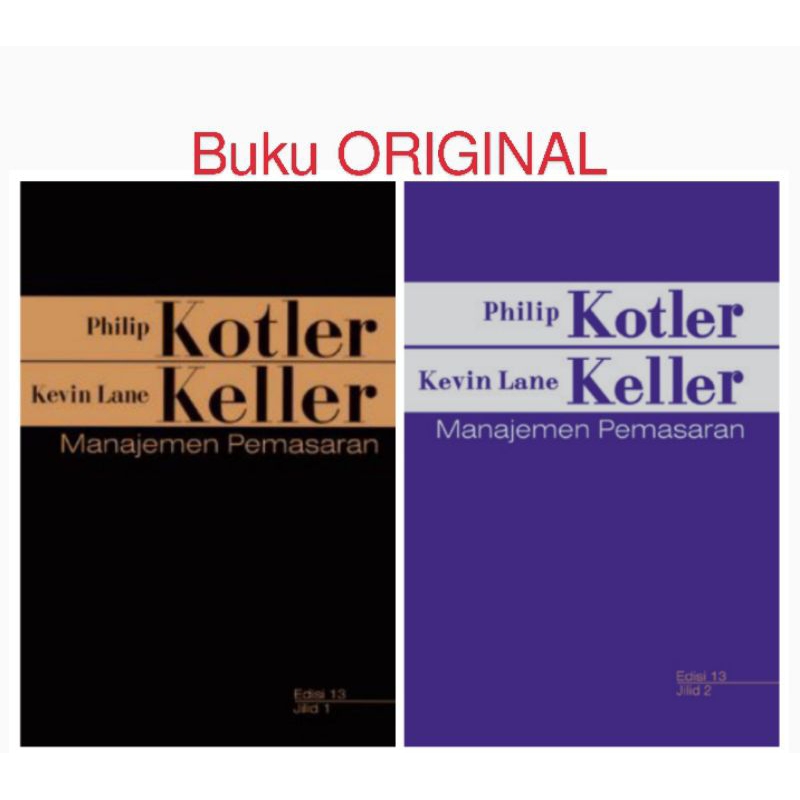 Jual Manajemen Pemasaran, Kotler, Keller. Edisi 13 Jilid 1 & 2 ...