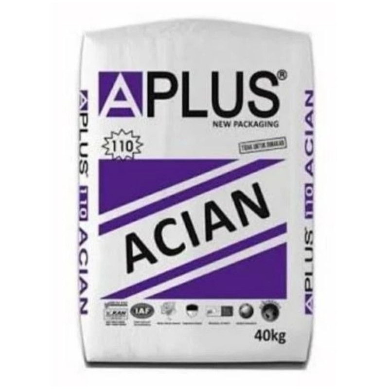 Jual Semen Acian Aplus 110 40 KG | Adukan Mortar Aplus | Shopee Indonesia