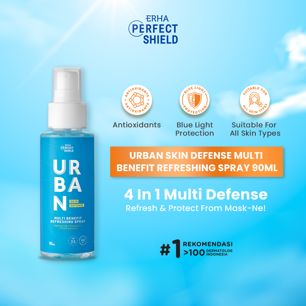 Jual ERHA Perfect Shield Urban Skin Defense Multi Benefit Refreshing ...