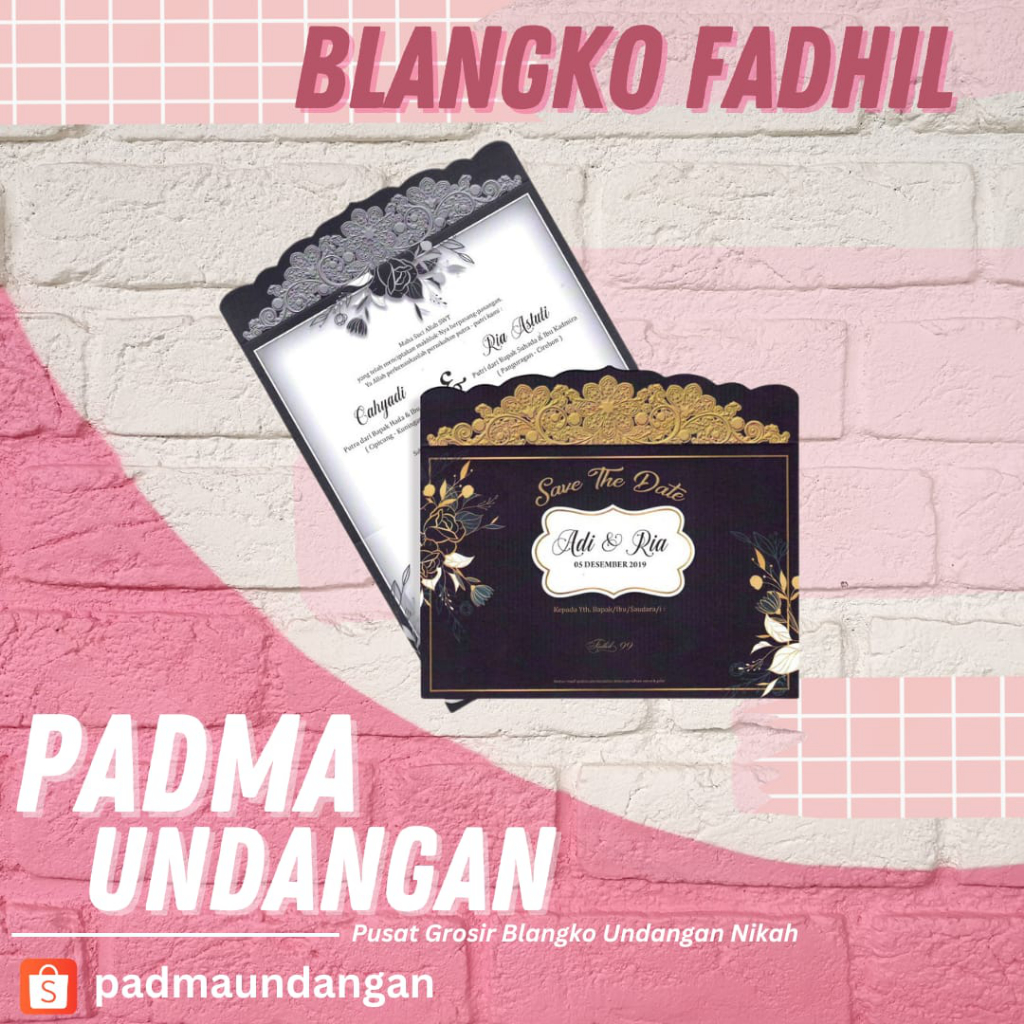 Jual Blangko Undangan Fadhil 99 | Pusat Grosir Blangko | Padma Undangan ...