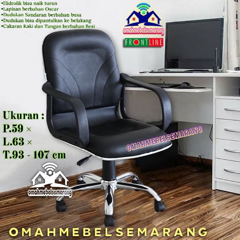 Jual Kursi kerja Kantor Hidrolik FRONTLINE OC 08 Office Chair minimalis ...