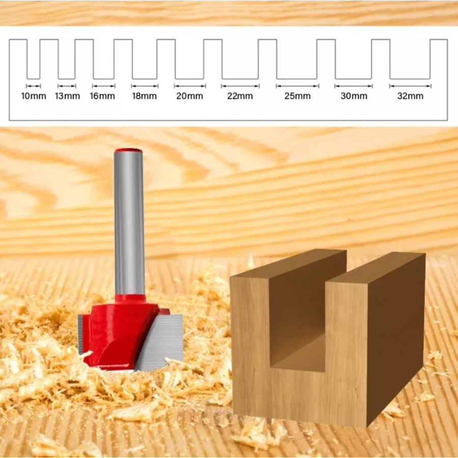 Jual Mata Router Bit Cleaning Bottom CNC milling cutter 6mm shank ...
